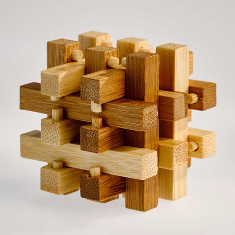 Pyramide - Bambus Puzzle klein - Puzzleportal